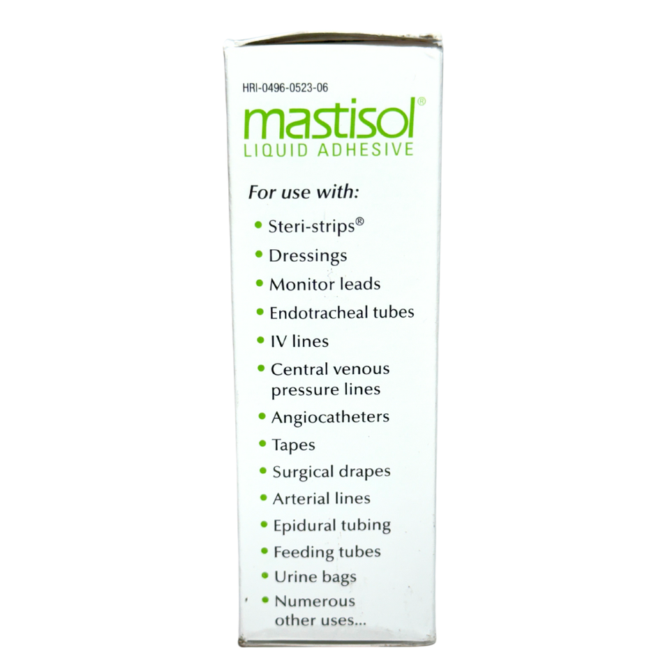 Mastisol Liquid Adhesive Clear Non Irritating Non Adherent Sterile 2 Oz ...