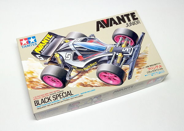 Tamiya Model Mini 4WD Racing Car 1/32 Avante Junior Black Special ...
