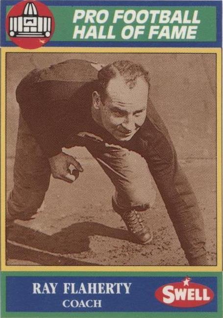 1990 Swell Pro Football Hall of Fame Ray Flaherty #80 - огромный выбор ...