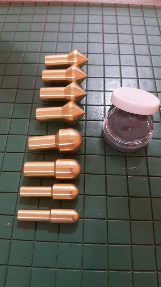 Gunsmith Tools 8 Brass Muzzle Laps-Rifle Or Pistol Crowning Kit ...