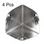 4pcs 50mm Case Metal Corner Angle Brace Protectors Box Chest Trunk ...