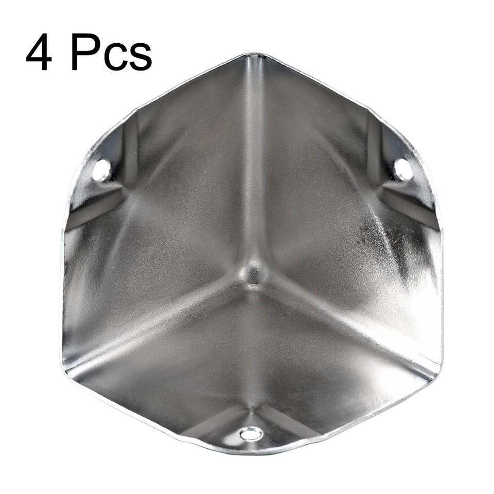 4pcs 50mm Case Metal Corner Angle Brace Protectors Box Chest Trunk ...