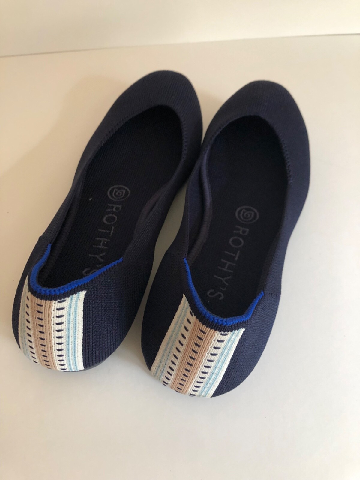 Rothy's 7 Navy Rothys The Square Ballet Flat Womens h… - Gem