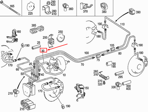 MERCEDES-BENZ C W203 Brake Line A1234206028 NEW GENUINE | eBay UK