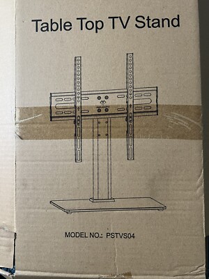 Perlesmith Table Top TV Stand PSTVS04 for 32-55 inch TV | eBay
