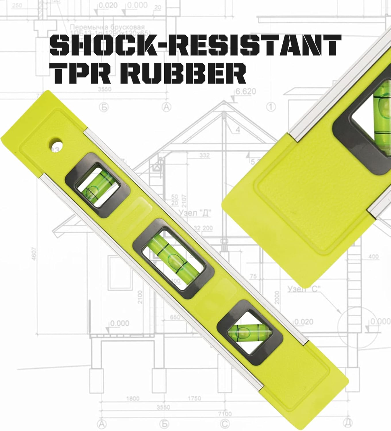 Magnetic Torpedo Level 9 Inch Small Leveler Tool With 3 Bubble Spirit ...