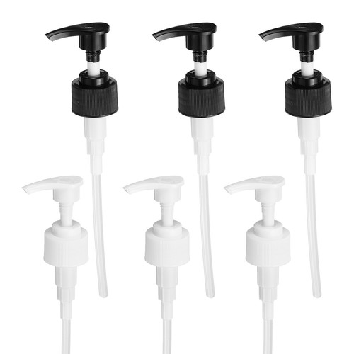 6Pcs Liter Pump Dispenser, 28/410 Universal Shampoo Container Pump ...