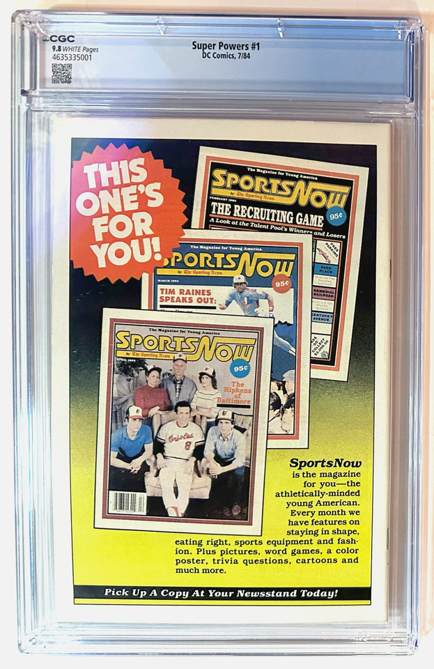 Super Powers #1 (1984) DC Comics CGC Grade 9.8 WHITE Pages | eBay