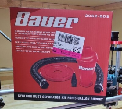 Cyclone Dust Separator Collector Kit For 5 Gallon Buckets On Wet Dry ...