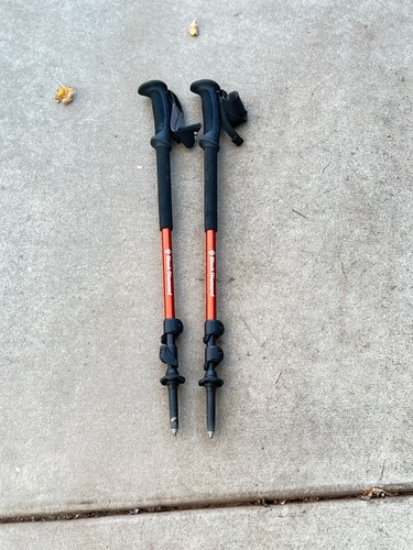 Set of Black Diamond Trail Back Flicklock Trekking poles 100-140CM ...