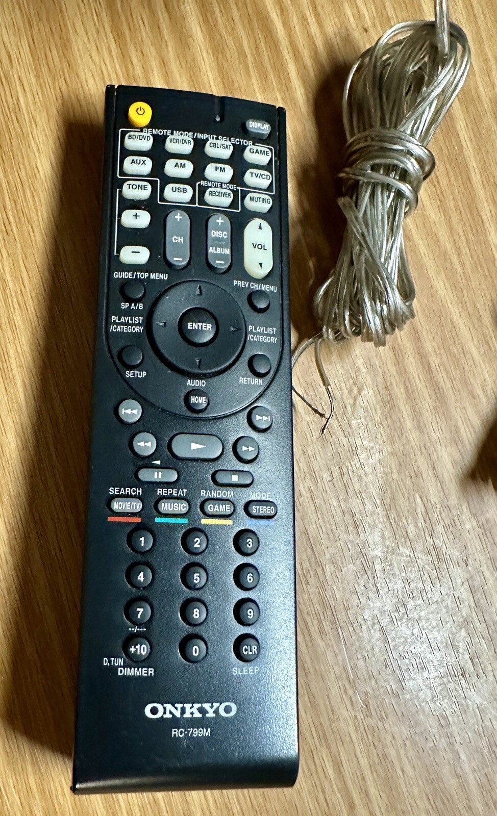 Onkyo Receiver HT-R391 W/Remote & 6 speakers and wires open bundle ...