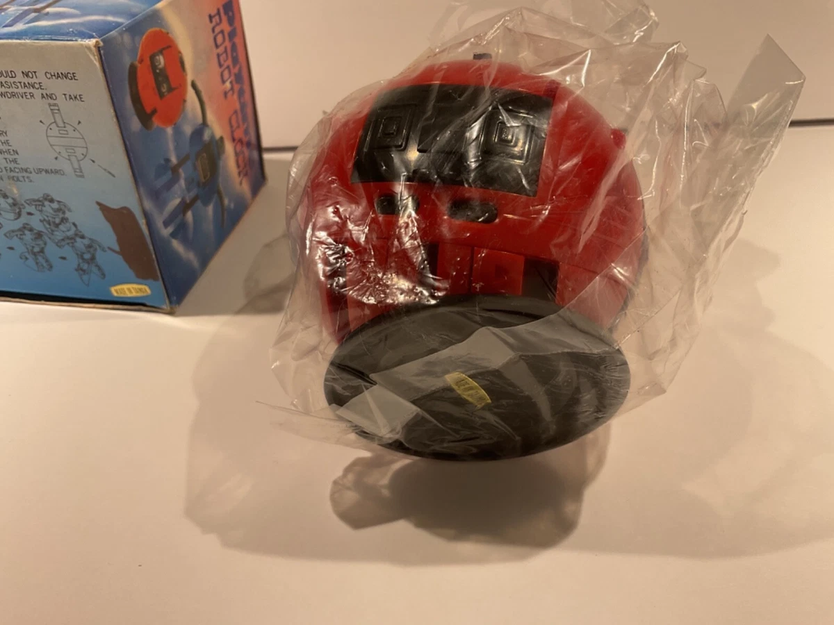 Robots With Cardboard Clock