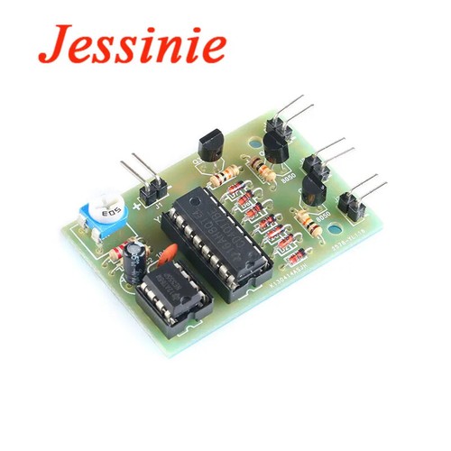 CD4017 NE555 Strobe LED Kit Flash Light Explosion DIY Electronic ...