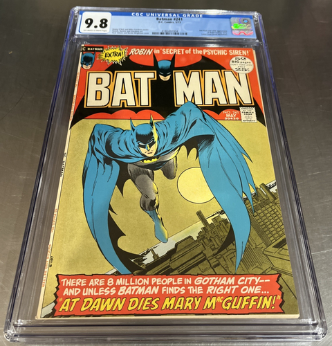 Batman #241 - 9.8 CGC - RARE! - Neal Adams Classic "Running" Cover | eBay
