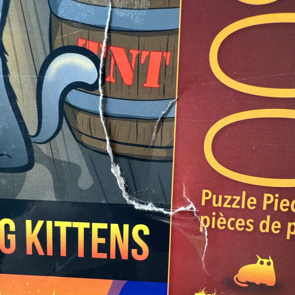 NEW SEALED Exploding Kittens 300 Puzzle Pieces BOX DAMAGE! | eBay