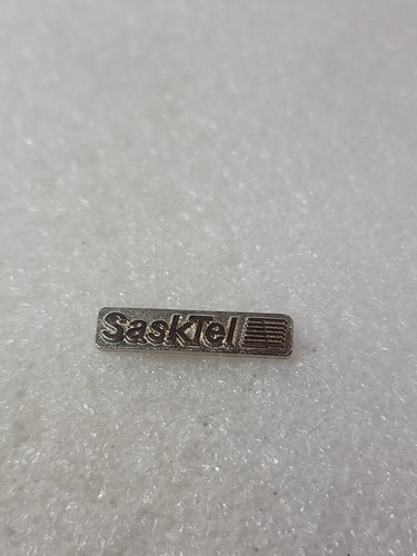 Vintage SaskTel Pin Saskatchewan Lapel Communication Excellence Silver ...