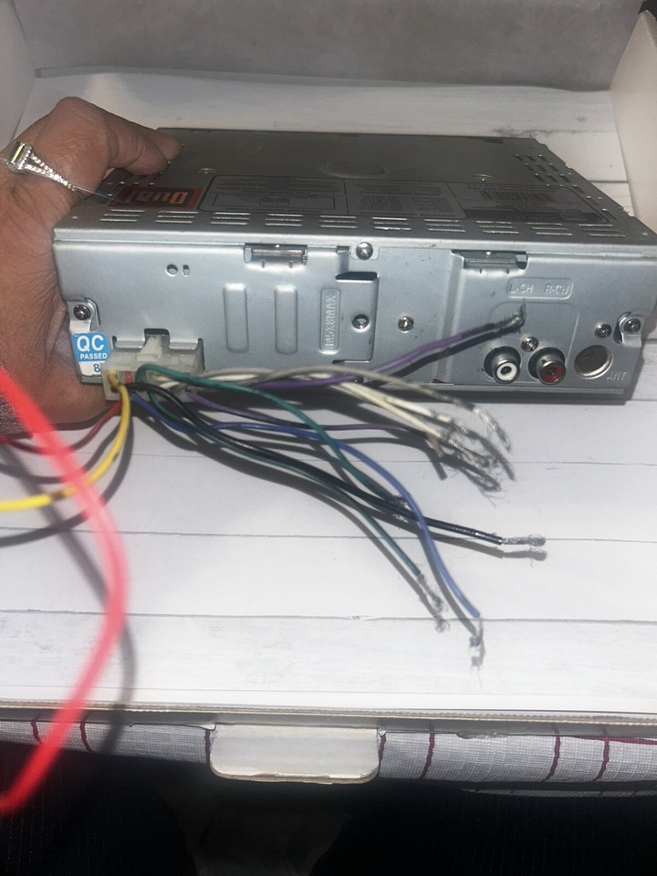 Car Stereo DIN 60W CD Receiver Detachable Faceplate DUAL Electronics ...