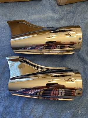 Harley Davidson Screamin’ Eagle Fishtail End Caps Heritage Springer ...