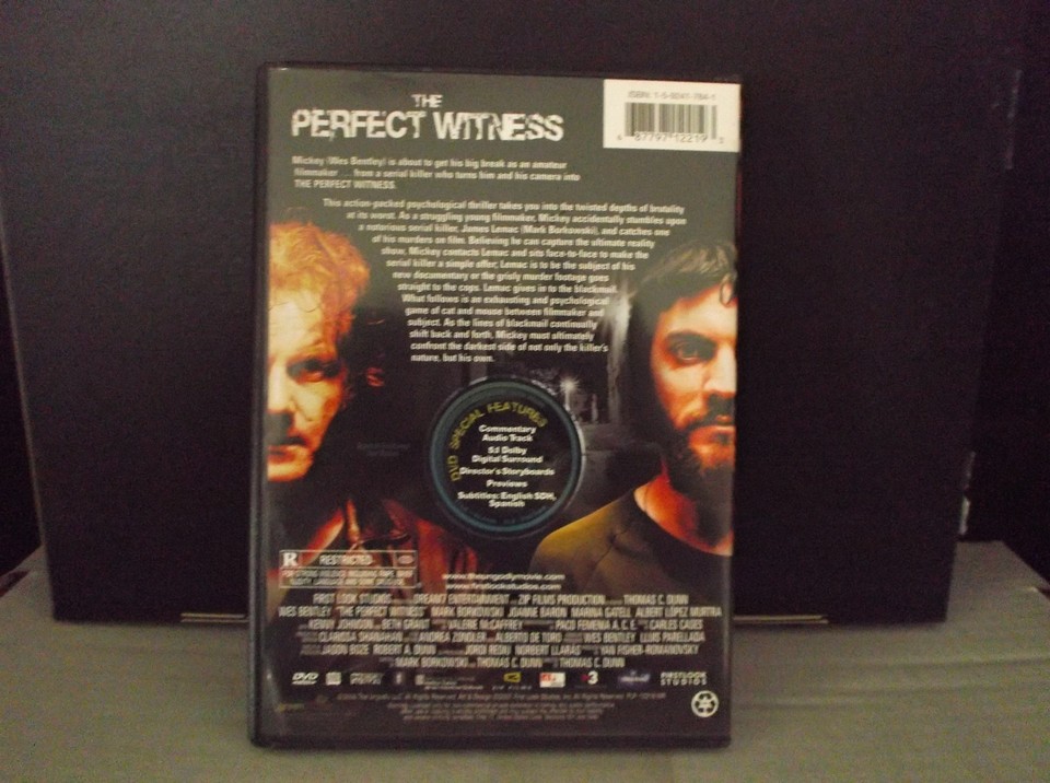 DVD MOVIE, THE PERFECT WITNESS, WES BENTLEY | eBay