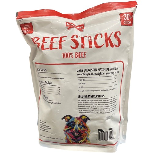 Irish Rover Beef Sticks Dog Treats 2.2 Lbs | eBay