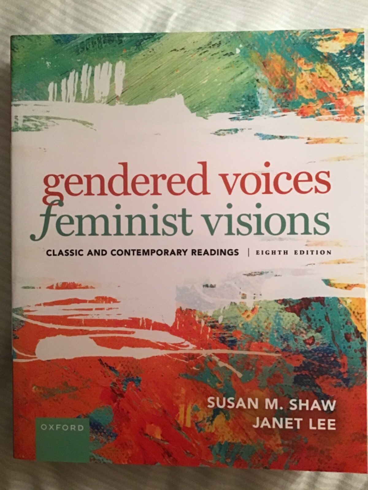 Gendered Voices Feminist Visions By Janet Lee And Susan M Shaw 2022