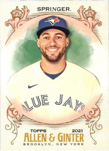 2021 Topps Allen & Ginter #188 George Springer | eBay