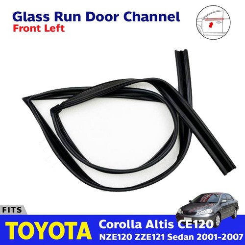 Glass Run Door Channel LH Front Fits Toyota Corolla Altis ZZE122 4D ...