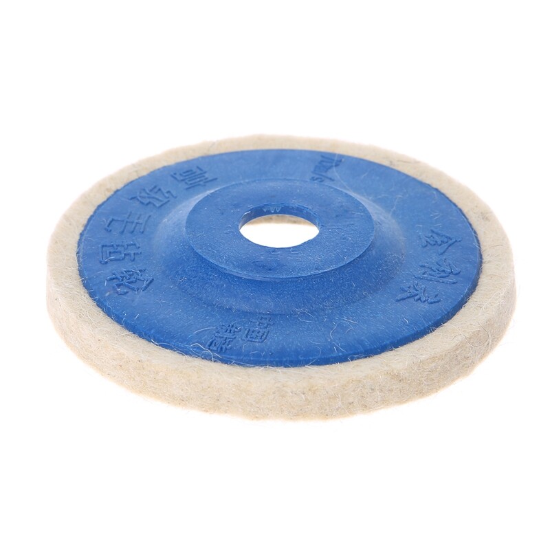 5Pcs 4 Round Polishing Wheel Felt Wool Buffing Polishers Pad Buffer ...