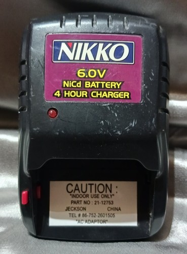 Nikko 6.0V 4-Hour NiCd Battery Charger Model 1762 - Black - Tested | eBay