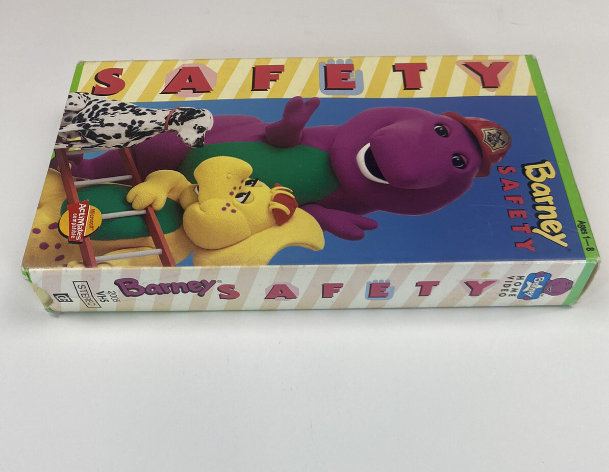 Barney Safety VHS Home Video Tape 1995 Lyons | Grelly USA