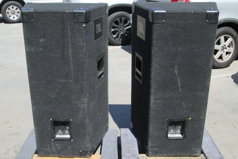 PAIR of JBL SR Series SR4732A 12" Three-Way Passive Bi-Amplified ...