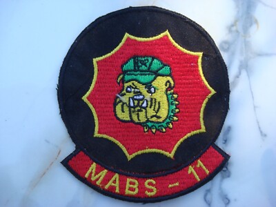 USMC MARINE AIR BASE SQ MABS-11, VIETNAM WAR PATCH | eBay