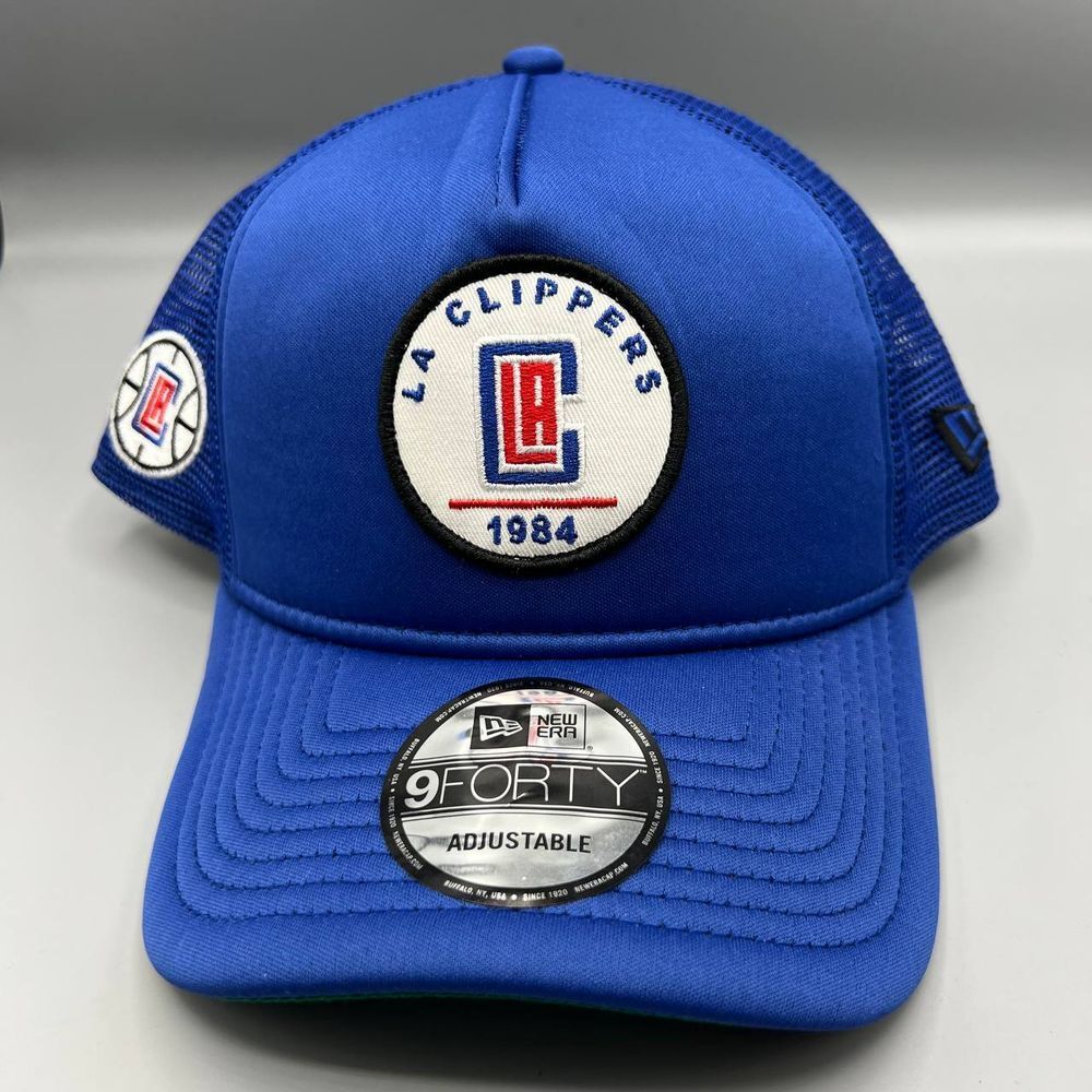 Los Angeles LA Clippers Trucker Hat Men Blue 9Forty N… - Gem