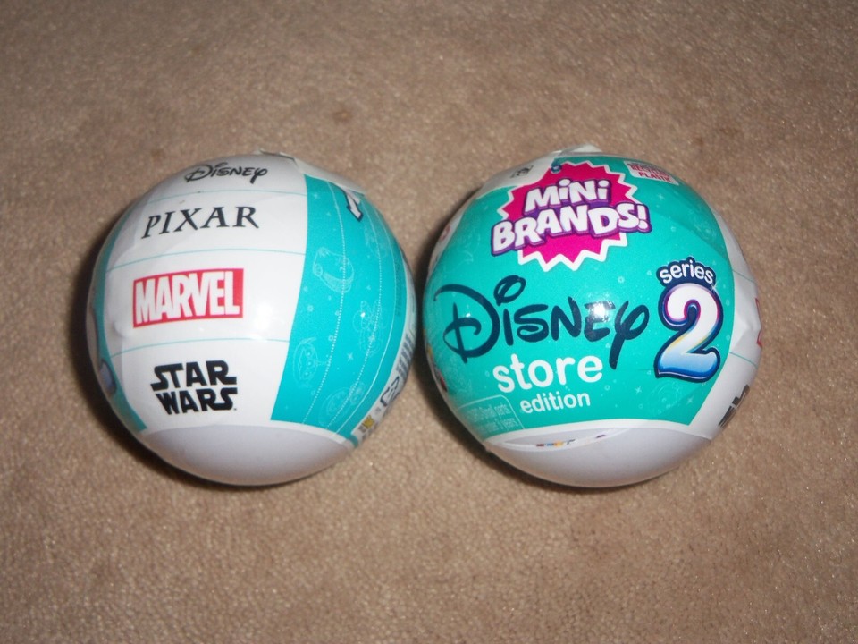 Mini Brands Disney Store Edition Series 2 Surprise Ball - Lot of 2 ...