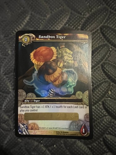 World of Warcraft TCG Sandbox Tiger Unused Loot Card | eBay
