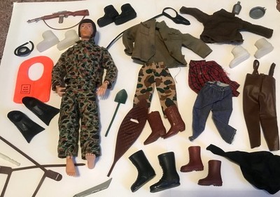 Vintage Hasbro G.I. Joe Action Soldier Commander Flocked Hair - missing ...