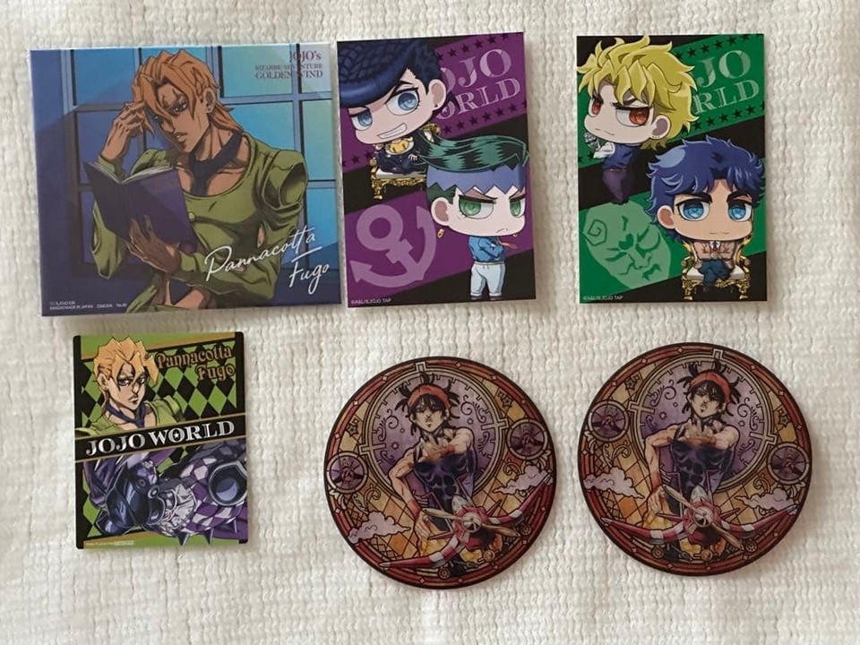 JoJos Bizarre Adventure Card Sticker Set Premium Collection Limited ...