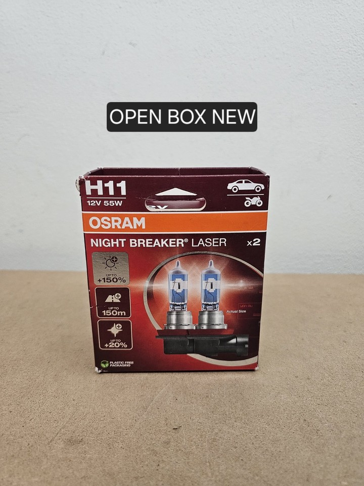 H11 OSRAM Night Breaker LASER Halogen Headlight Bulbs | 2 Pack | | eBay