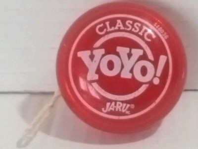 Classic VTG YOYO Jaru translucent Red Yo-Yo Vintage old toy yo yo ...
