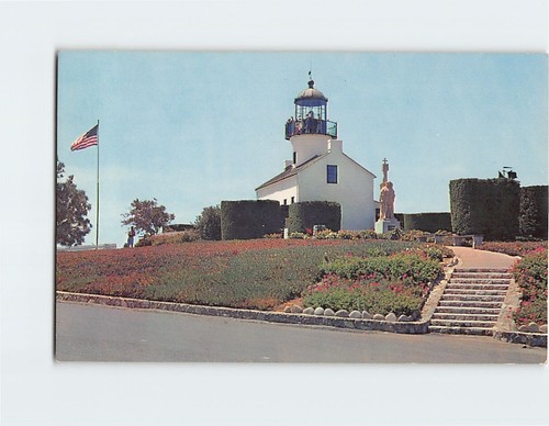 Postcard Cabrillo National Monument Point Loma San Diego California USA ...
