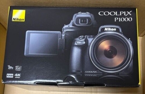 Nikon COOLPIX P1000 digital camera black Telesphoto Zoom Lens x125 P ...