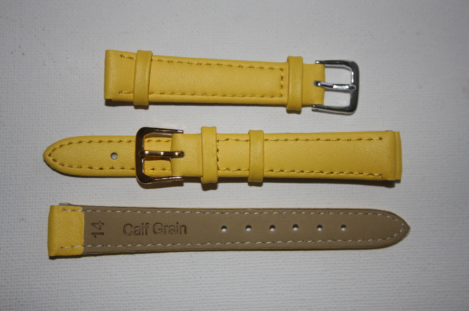 14mm Ladies Watch Strap Straps Choice of Pastel Colours Genuine Leather ...