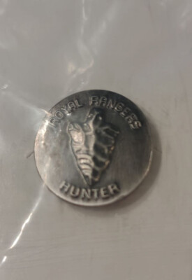 NEW Royal Rangers Hunter Merit Award Lapel Pin Silver Color Metal ...