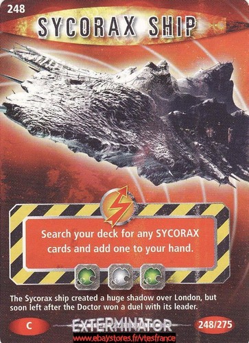 Sycorax Ship #248 [Exterminator] Doctor Who Battles in Time TCG | eBay