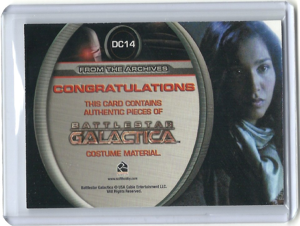Battlestar Galactica Tory Foster (Rekha Sharma) costume relic material ...