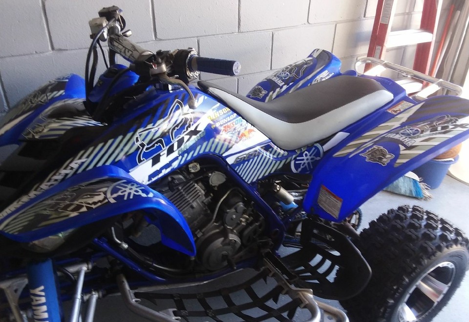 YAMAHA RAPTOR 660R custom full graphics kit 2001 2005..THICK AND HIGH ...