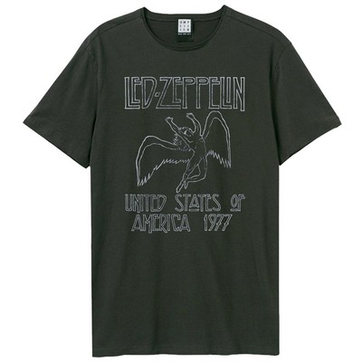 Amplified USA Tour 1977 Maglietta Led Zeppelin Adulto Unisex (GD1500 ...
