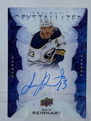 2020-21 UD Trilogy Crystallized Signatures Sam Reinhart Auto C-SR ...