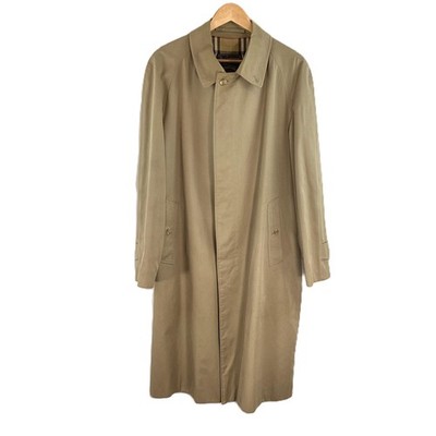 Vintage Burberry's Austin Reed Beige Cotton Nova Check Mac Coat 50 ...
