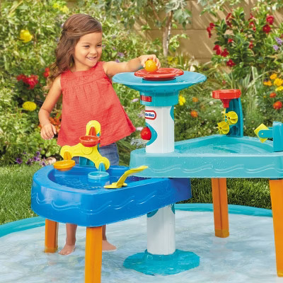 Little Tikes 3-in-1 Splash 'n Grow Water Table 7pc Adjustable Legs ...